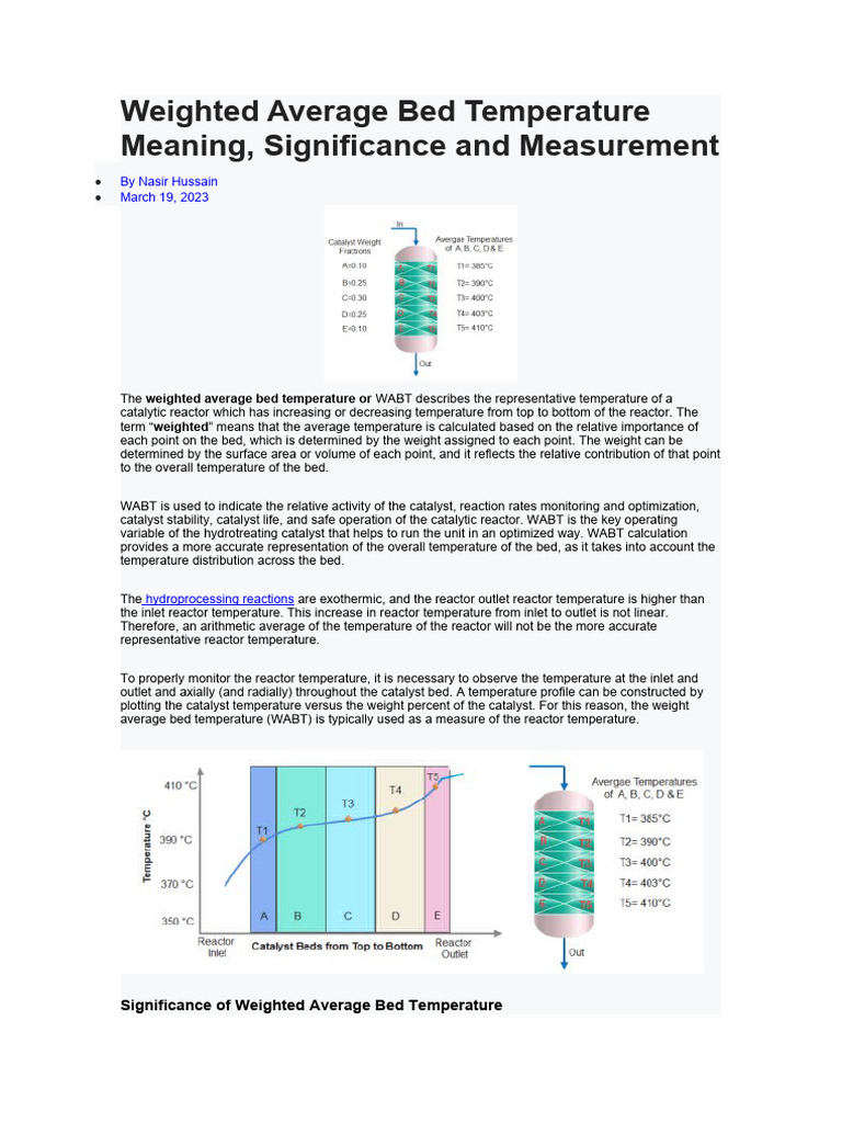 wabt | PDF | Chemical Reactor | Cracking (Chemistry)