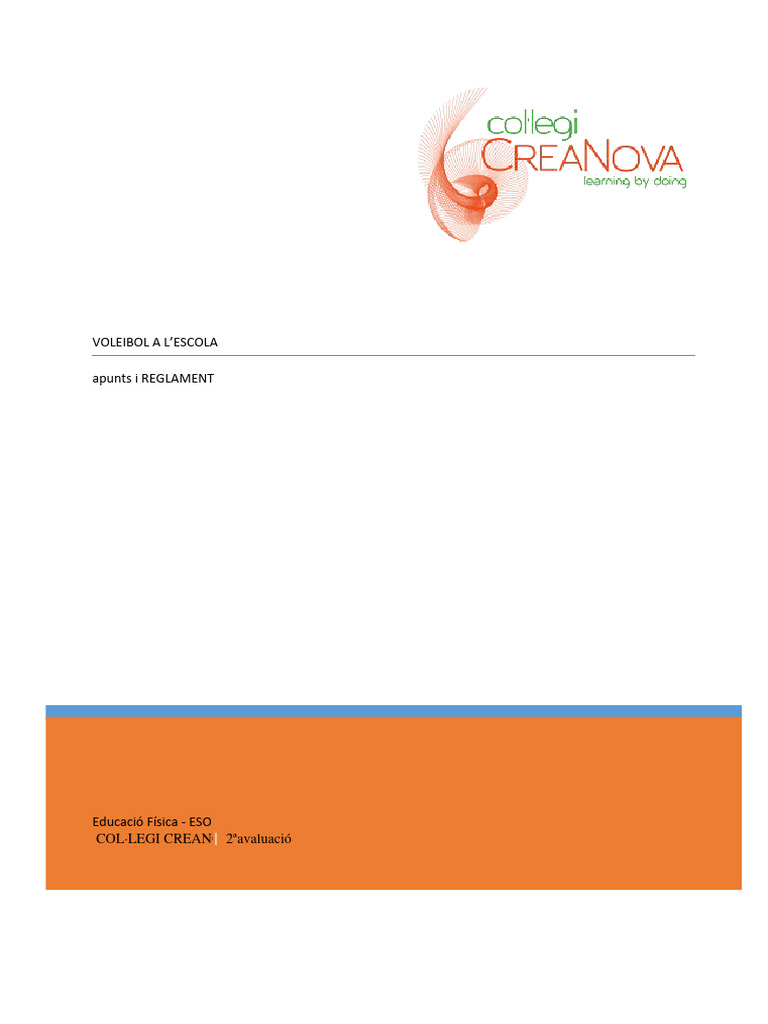 APUNTS VOLEY Creanova | PDF