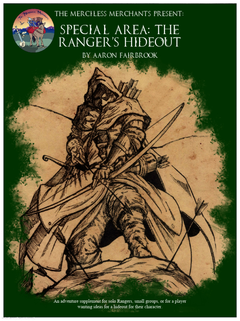 Merciless Merchant - Special Area - Ranger Hideout | PDF