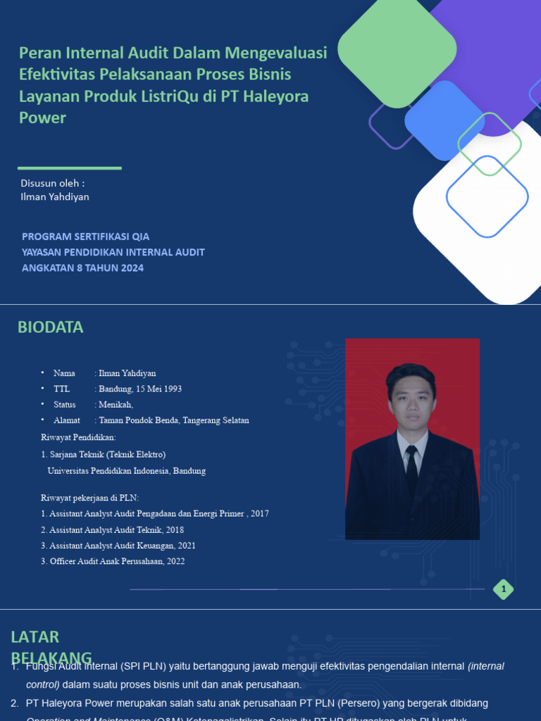 Makalah QIA Manajerial Ilman Yahdiyan | PDF | Bisnis