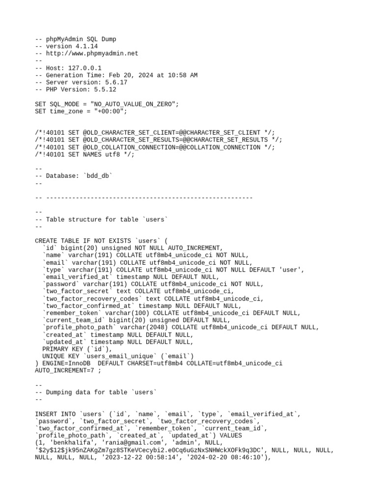 Base Donnee | PDF | Computer Programming | Computer Data