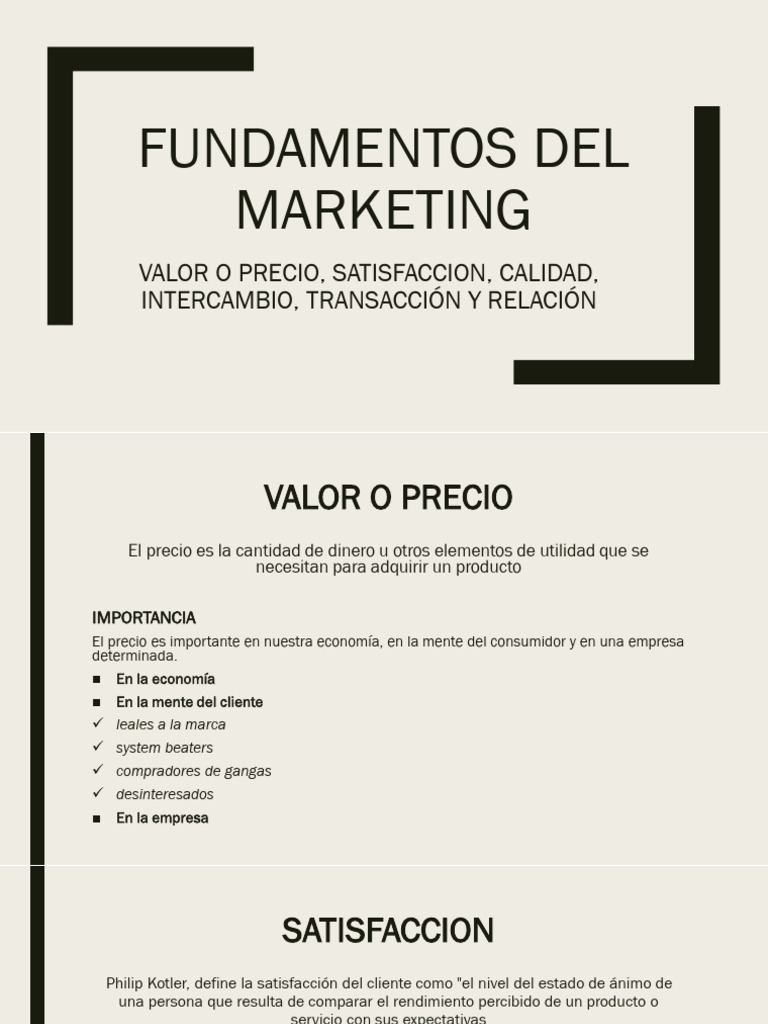 FUNDAMENTOS DEL MARKETING | PDF