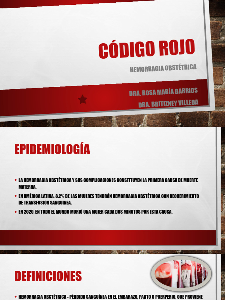 Código Rojo | PDF | Parto | El embarazo