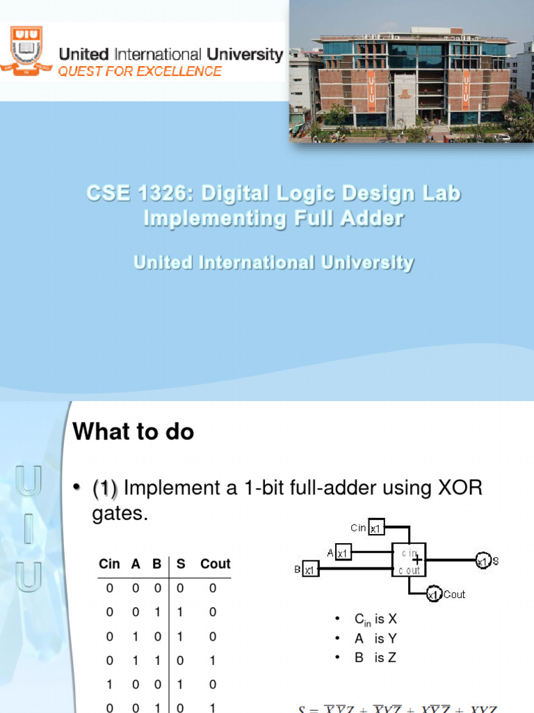 Digital Logic Design Lab Guide | PDF | Teaching Methods & Materials