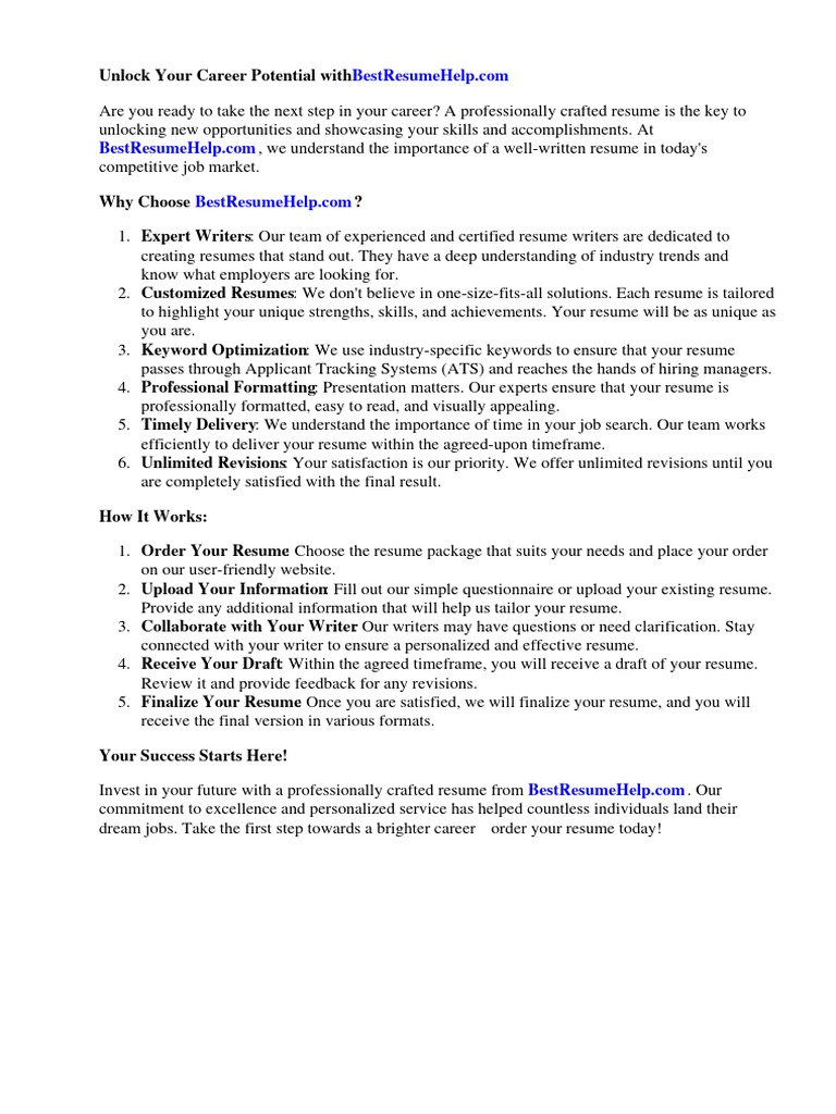 Resume Writing Class | PDF | Résumé | Internship