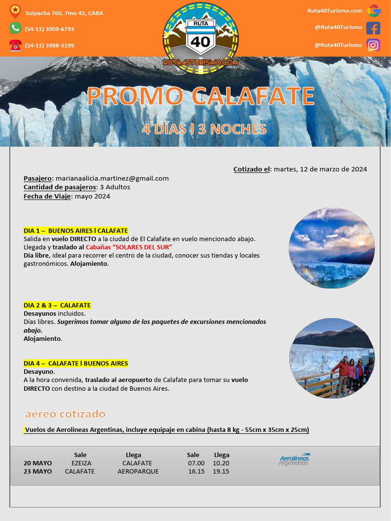 Calafate Marianaalicia - Martinez@gmail - Com 2 | PDF | Servicios ...