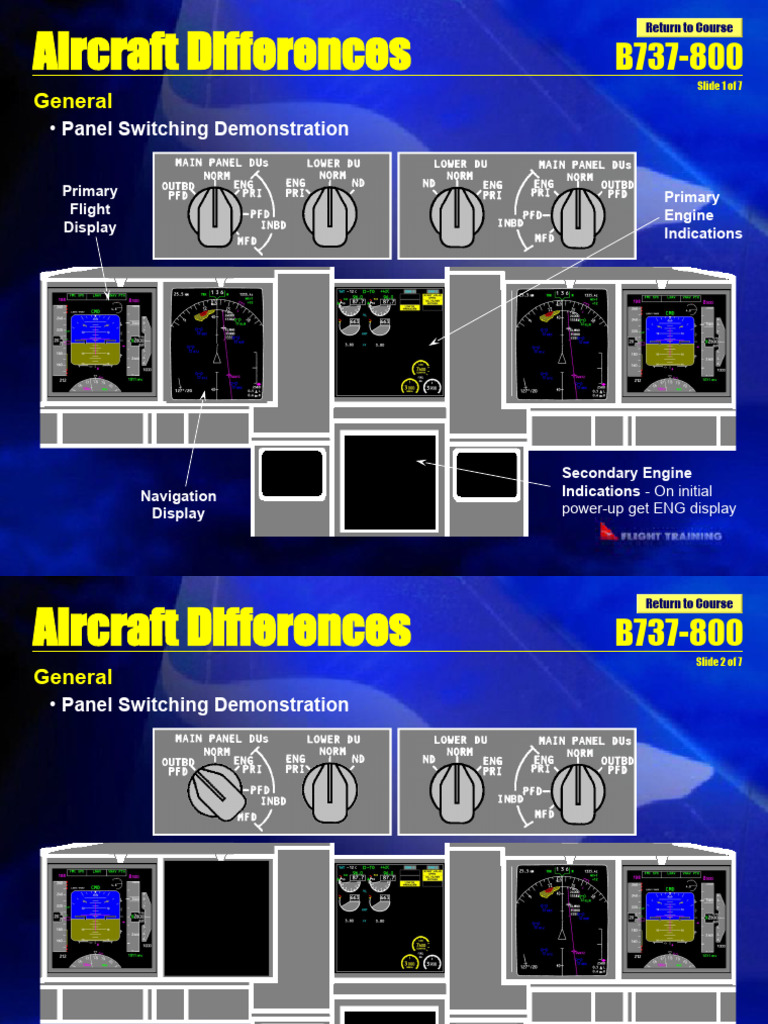 B737-800 Aircraft Panel Differences | PDF | Business | Technology ...