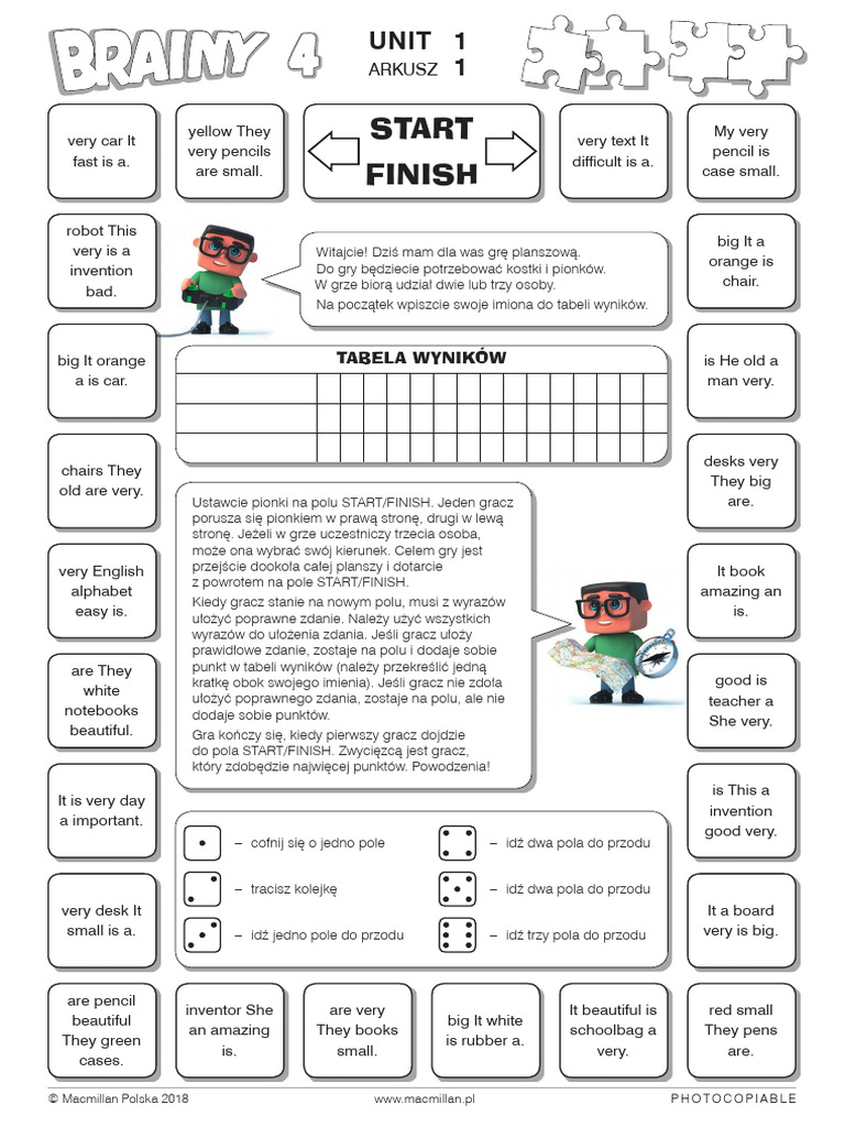 Brainy 4 Worksheet Unit 1 | PDF