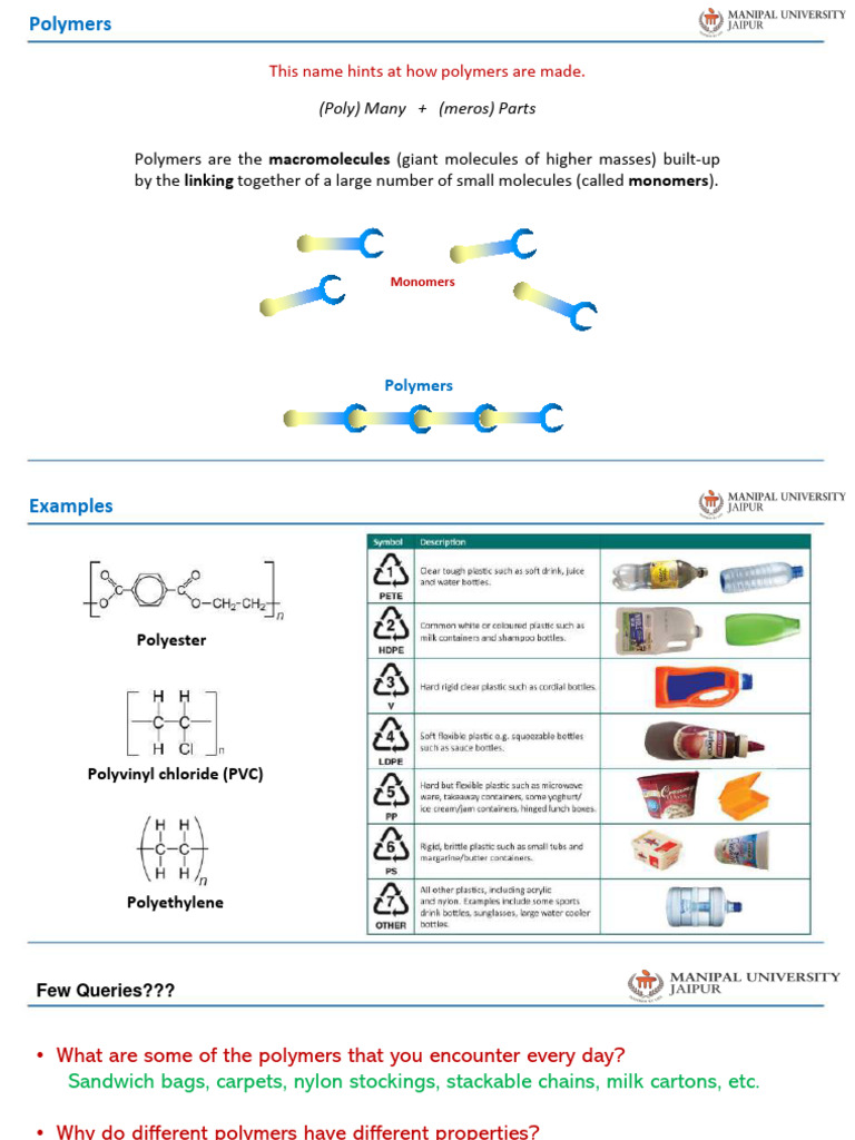 EC | PDF | Polymers | Polymerization