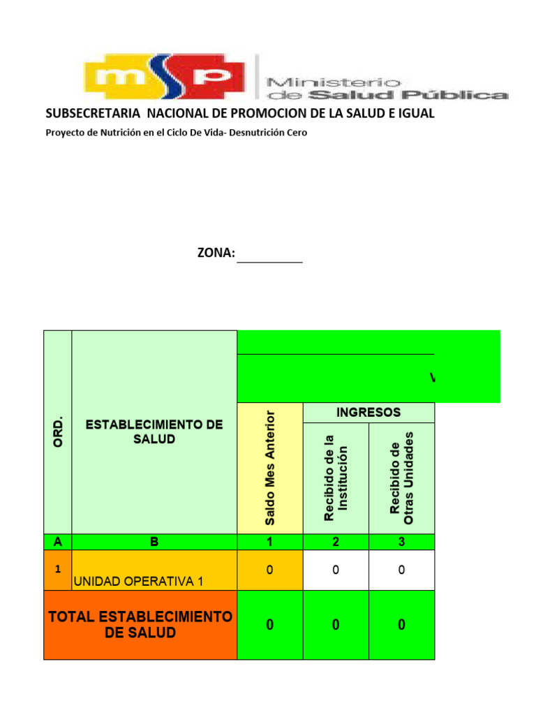Form 570 Nuevo Unidad Operativa 2022 | PDF | Terapias de base biológica ...