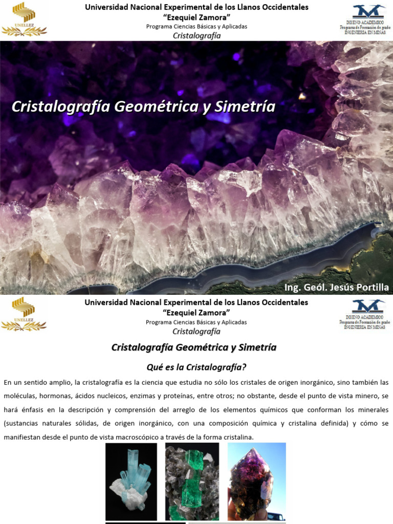 CRISTALOGRAFIA_M1 | PDF | Cristalografía | Cristal