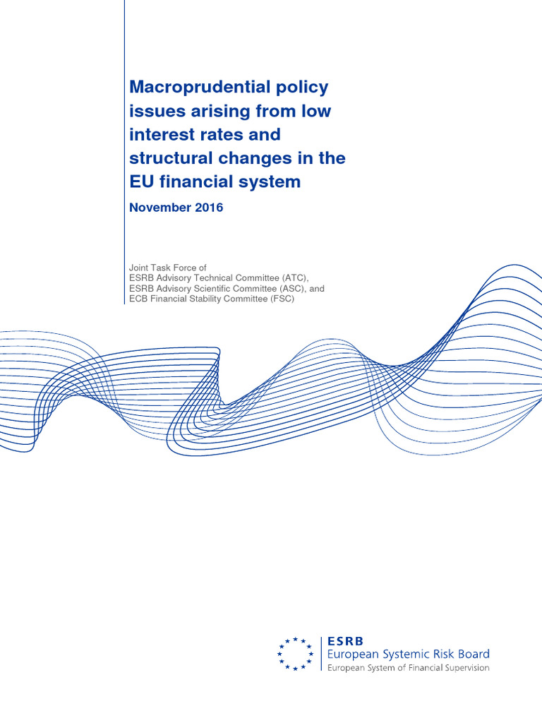 Low Interest Rate Report - en | PDF | Macroprudential Regulation | Risk