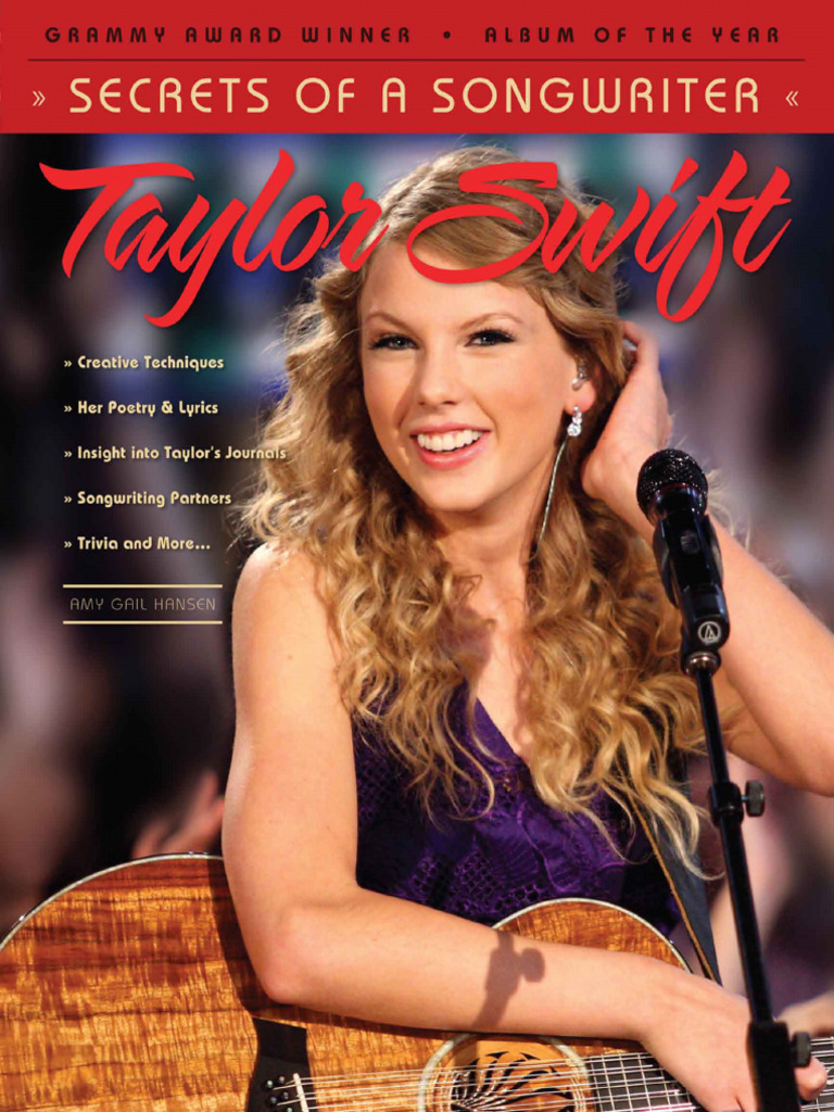 Taylor Swift Secrets Of A Songwriter Pdf Taylor Swift Song