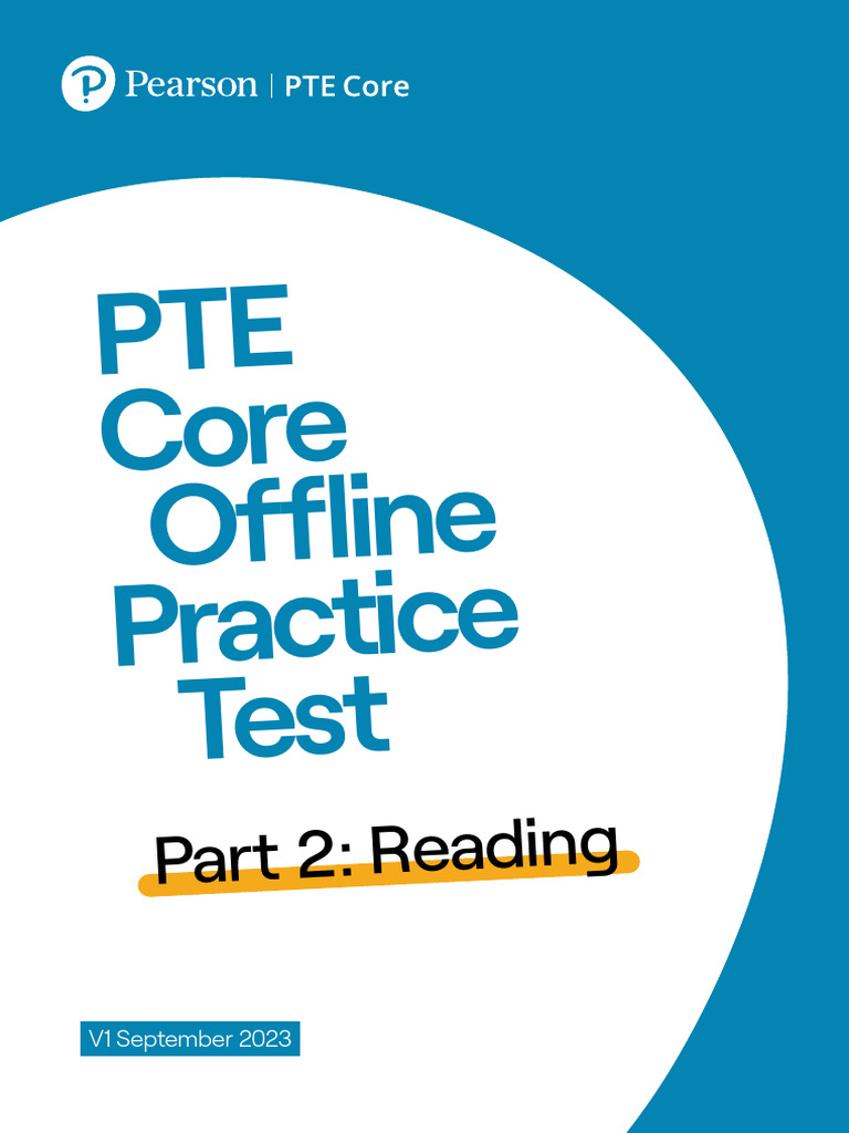 PTE Core Offline Practice Test - Reading | PDF | Multiple Choice | Question