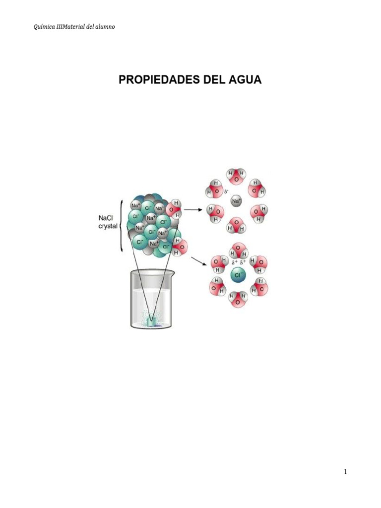 P9. Propiedades del Agua | PDF | Agua | Gases