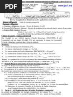 Correction Examen National de Physique Chimie SM 2025 SN-1 | PDF