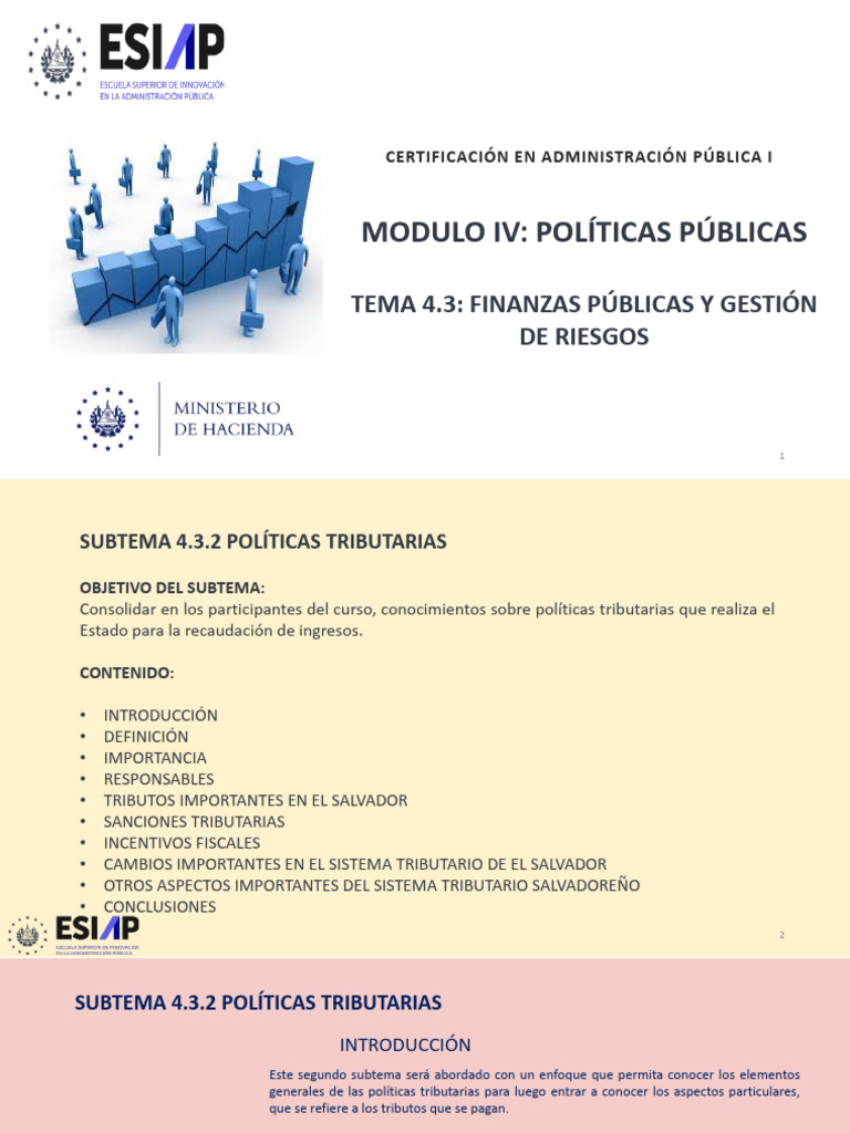 Tema_Finanzas_Públicas_parte_2_2024 (1) | PDF | Impuestos | Gobierno