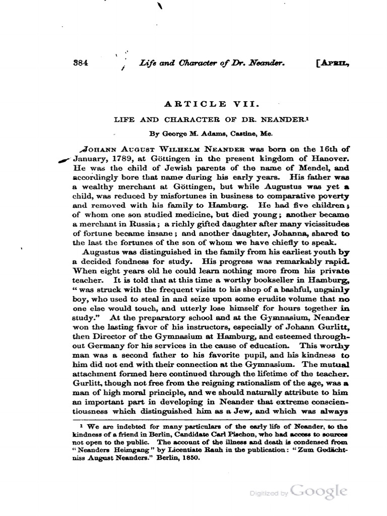 Espiritualidad y Tolerancia de Neander | PDF | Religión y espiritualidad