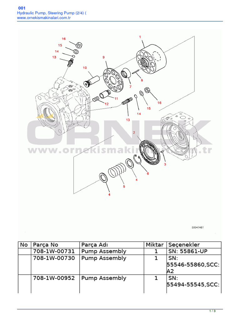 Hydraulic Pump Steering Pump 24 | PDF | Piston | Pump
