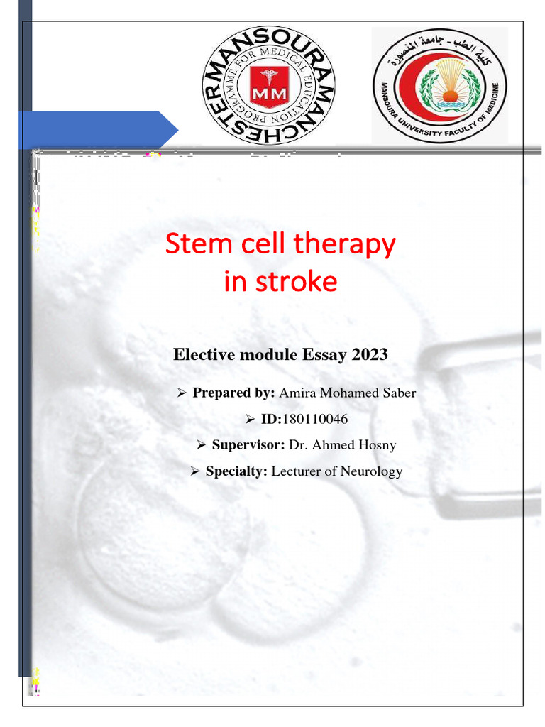 180110046 | PDF | Stem Cell | Cell Potency