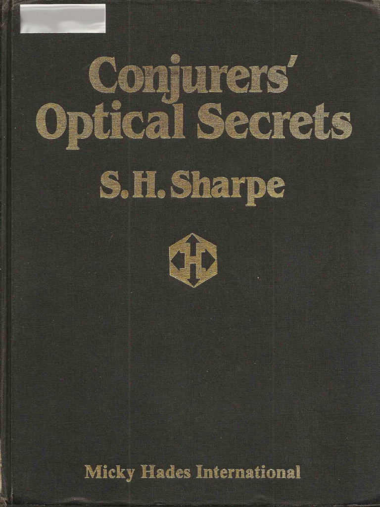 S.H. Sharpe - Conjurers' Optical Secrets | PDF