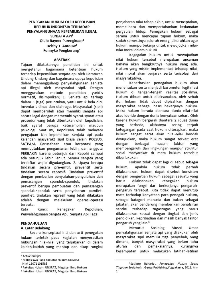 JM lexcrimen,+JURNAL+RAYNER+PARENGKUAN | PDF | Ilmu Sosial