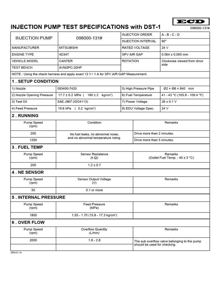01EK1310 | PDF | Pump | Horsepower
