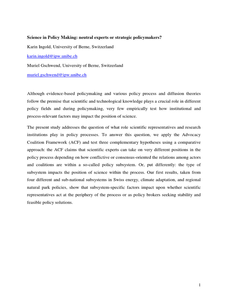 other_files_group_5_assignment | PDF | Policy | Science