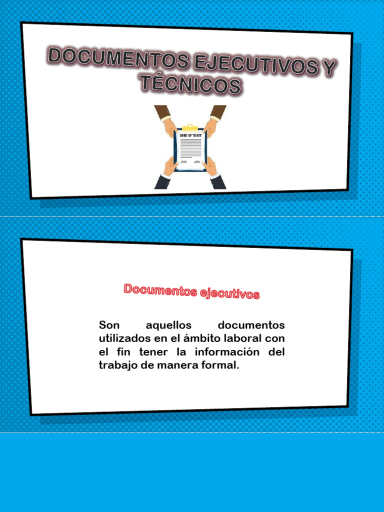 Documentos Ejecutivos y Tã - Cnicos | PDF | Experimentar | Blog
