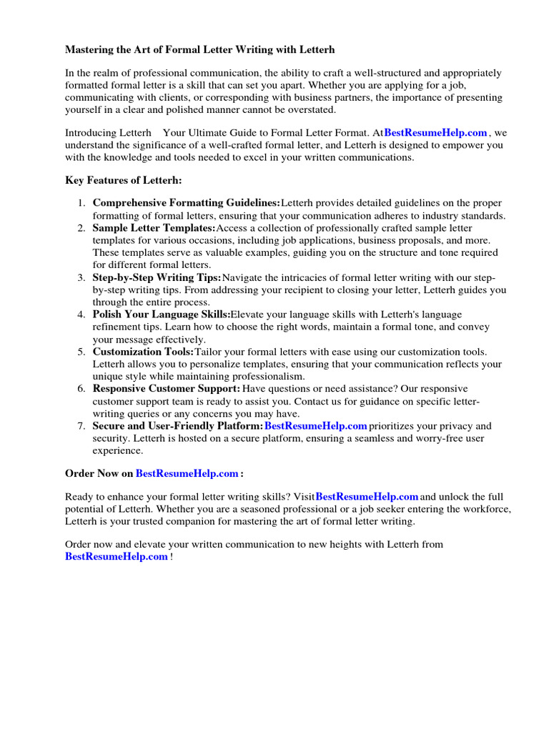 Formal Letter Format Letterhead | PDF | Brand | Logos