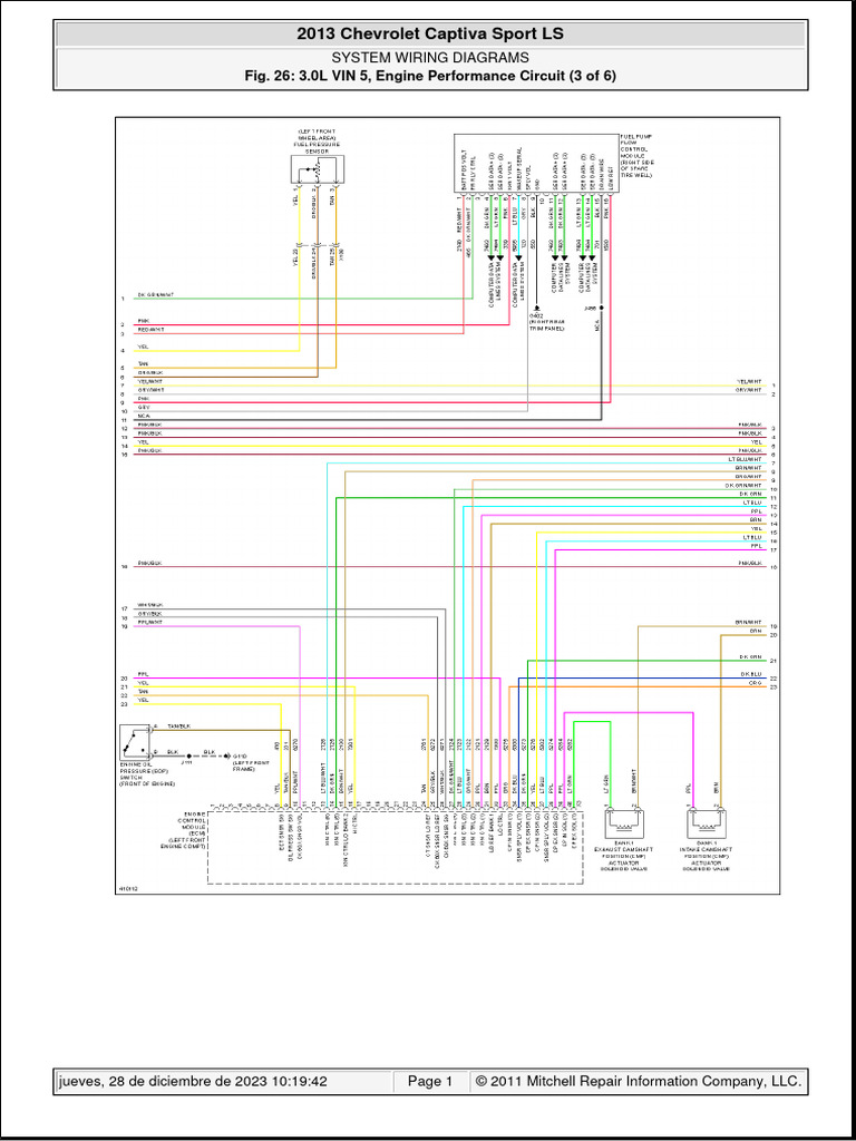Diagrama 2 Motor Captiva | PDF