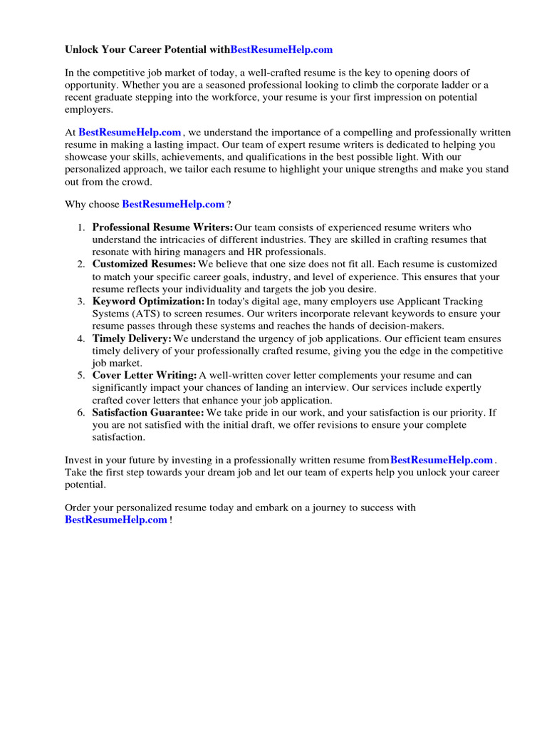 Best Resume Format Ms Word | PDF | Résumé | Microsoft Word