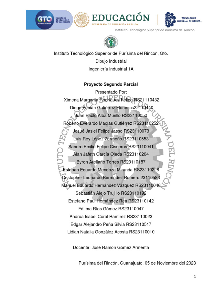 Proyecto Dibujo 2DO Parcial | PDF | Simetría | Diseño
