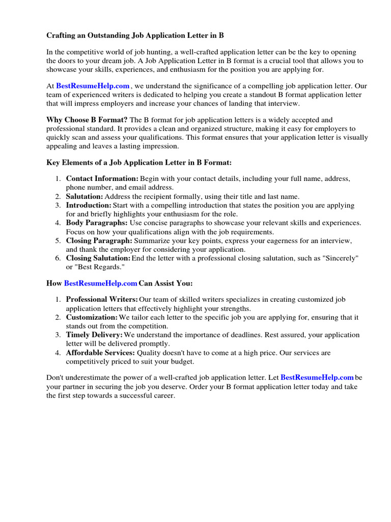 Bangla Job Application Letter Guide | PDF | Résumé | Microsoft Word