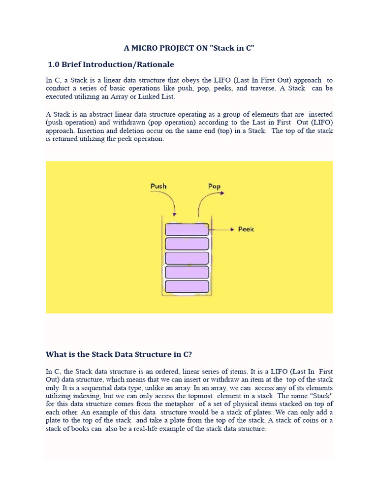 A Micro Project On Dsu1111 Pdf Algorithms And Data Structures Computing