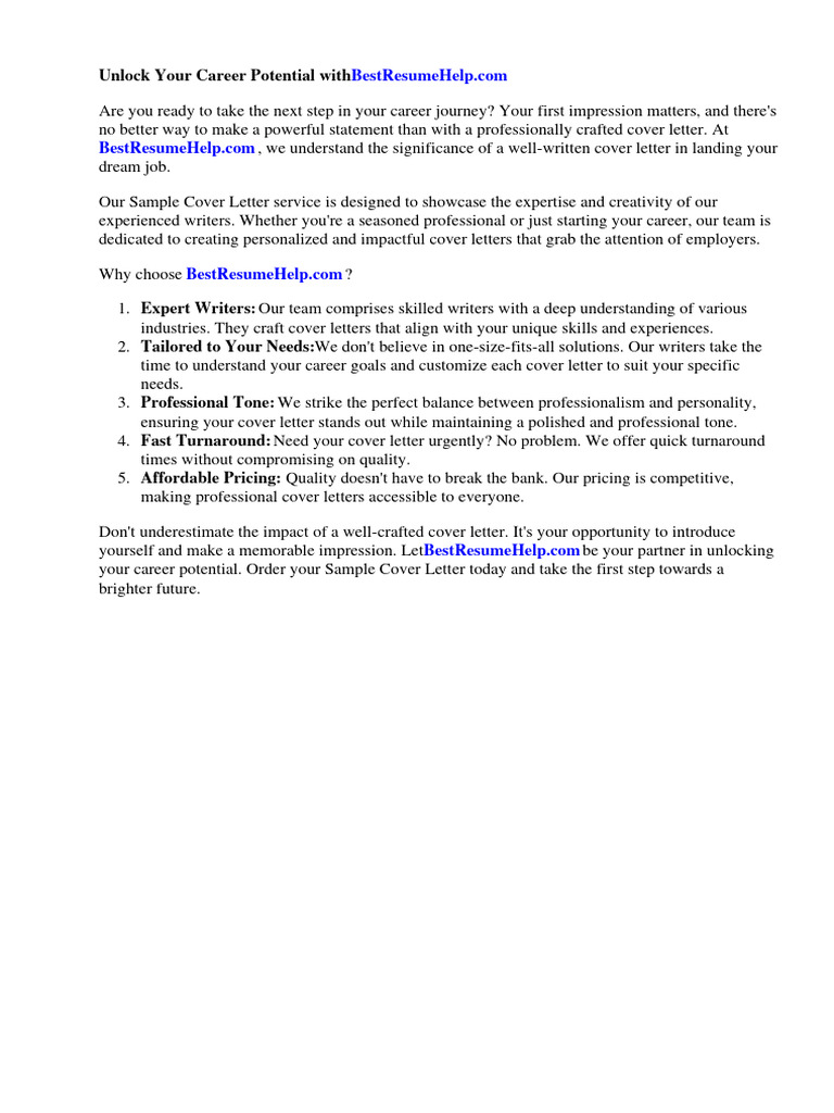 Sample Cover Letter For Job Posting | PDF | Résumé | Recruitment