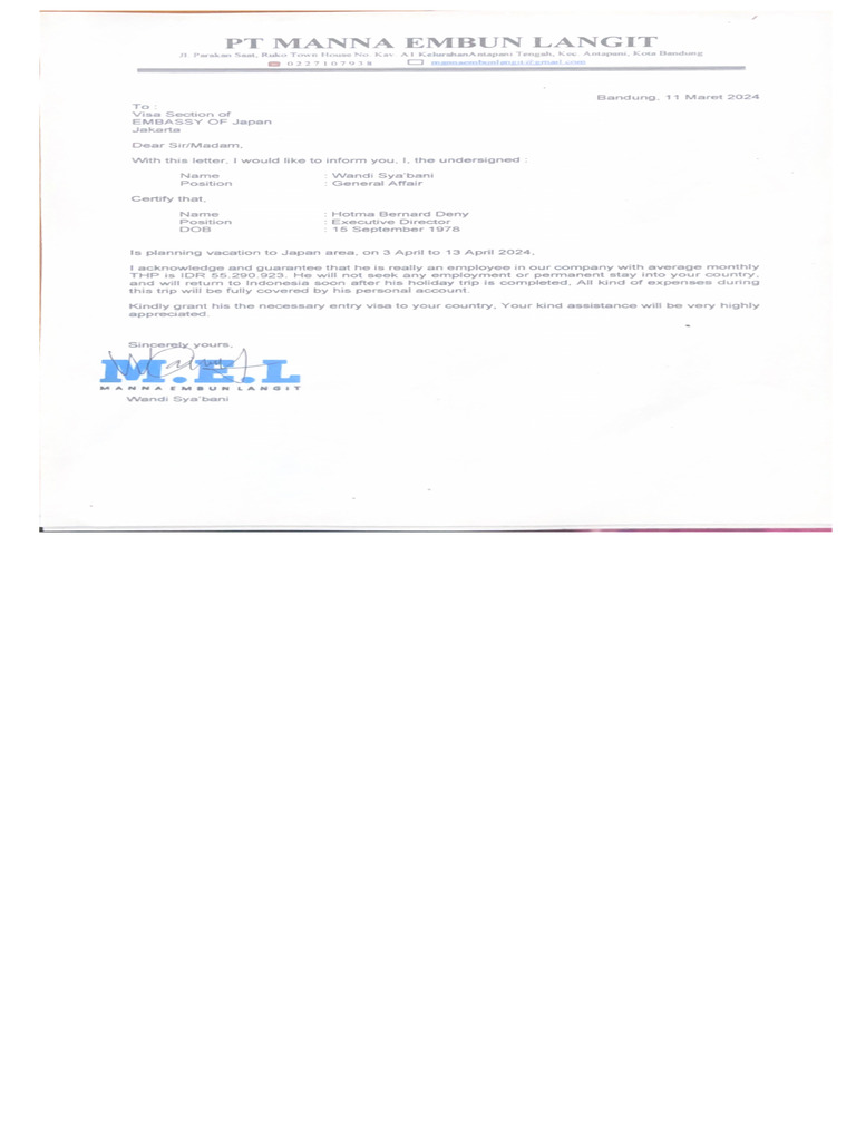 Pt Manna Embun Langit | PDF