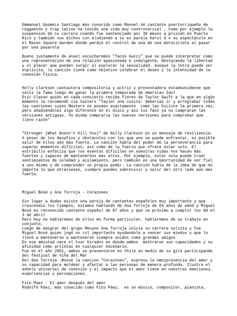 Emmanuel Gasmeis Santiago Más Conoc | PDF | Amor