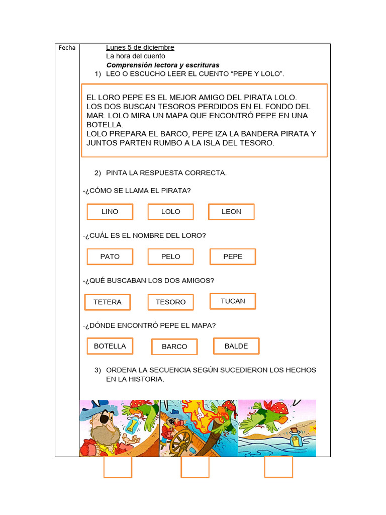 ACTIVIDADES DICIEMBRE | PDF