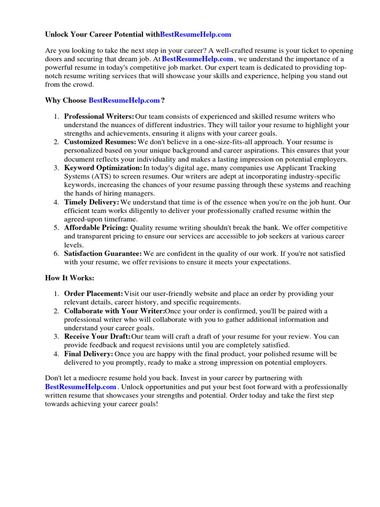 Resume Helps | PDF | Résumé | Recruitment