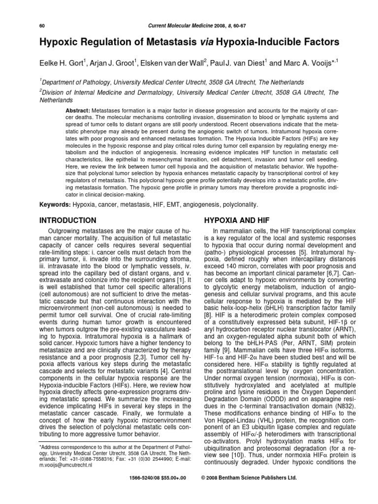 Vooijs2008 - Metastasis - Fig3 | PDF | Metastasis | Angiogenesis