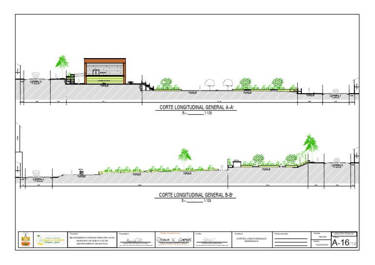 16 DE 19 - CORTES GENERALES LONGITUDINALES | PDF