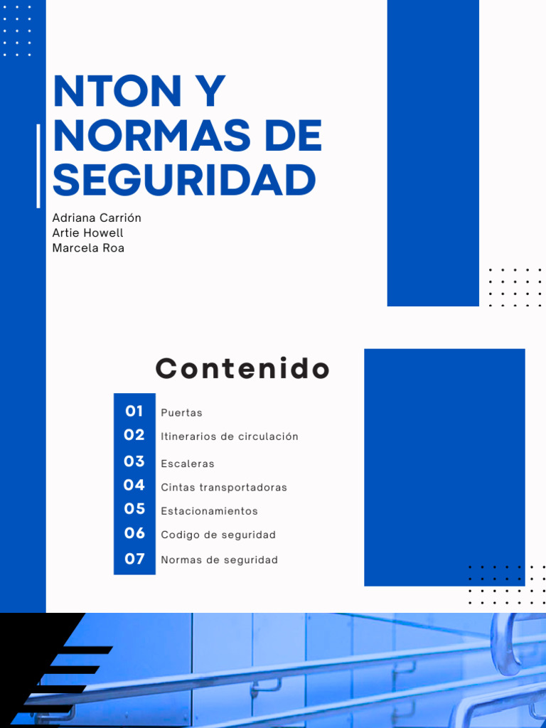 NTON y Normas de Seguridad PA5 | PDF | Bienes manufacturados