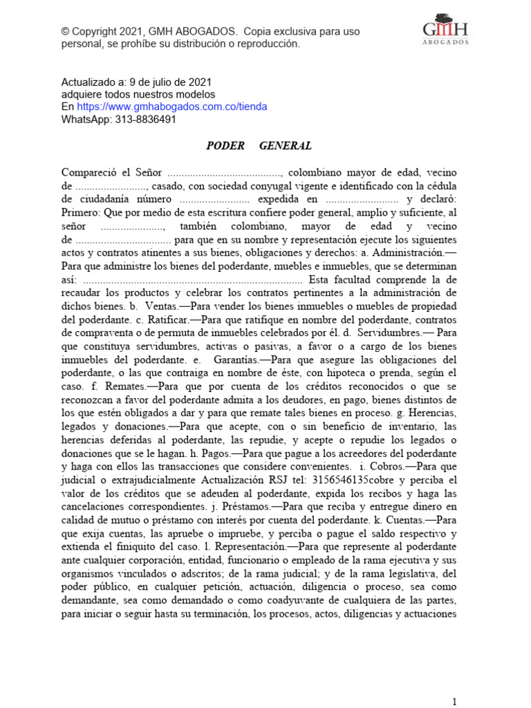 Poder General | PDF