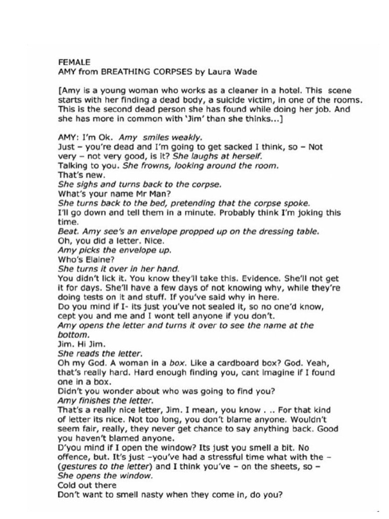 Amy-Breathing Corpses | PDF