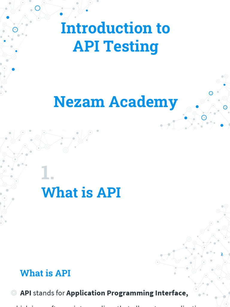 API Testing Slides | PDF | Web Service | Json