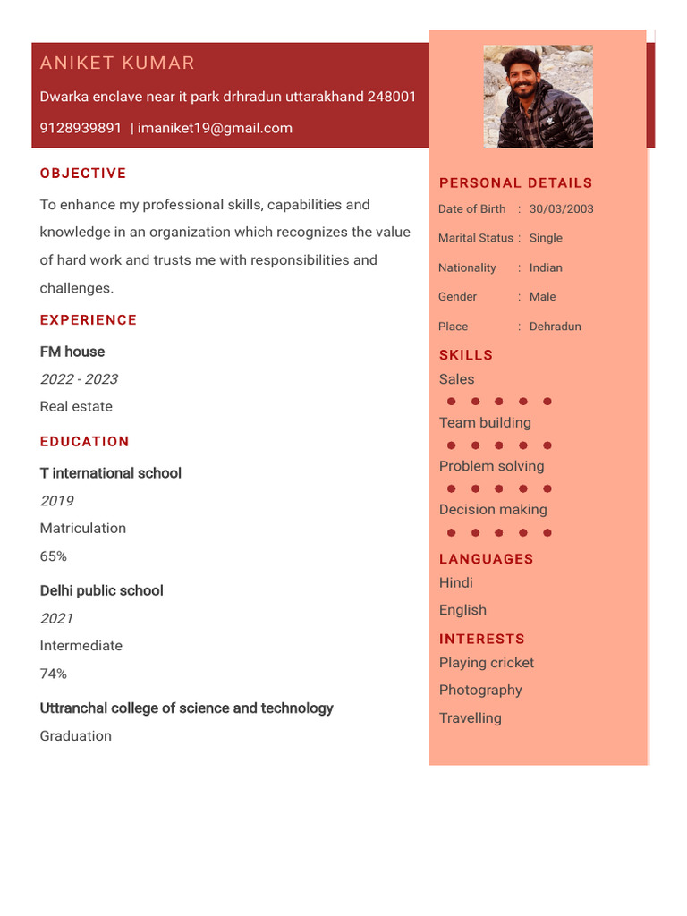 Aniket Kumar's Resume: Skills & Experience | PDF