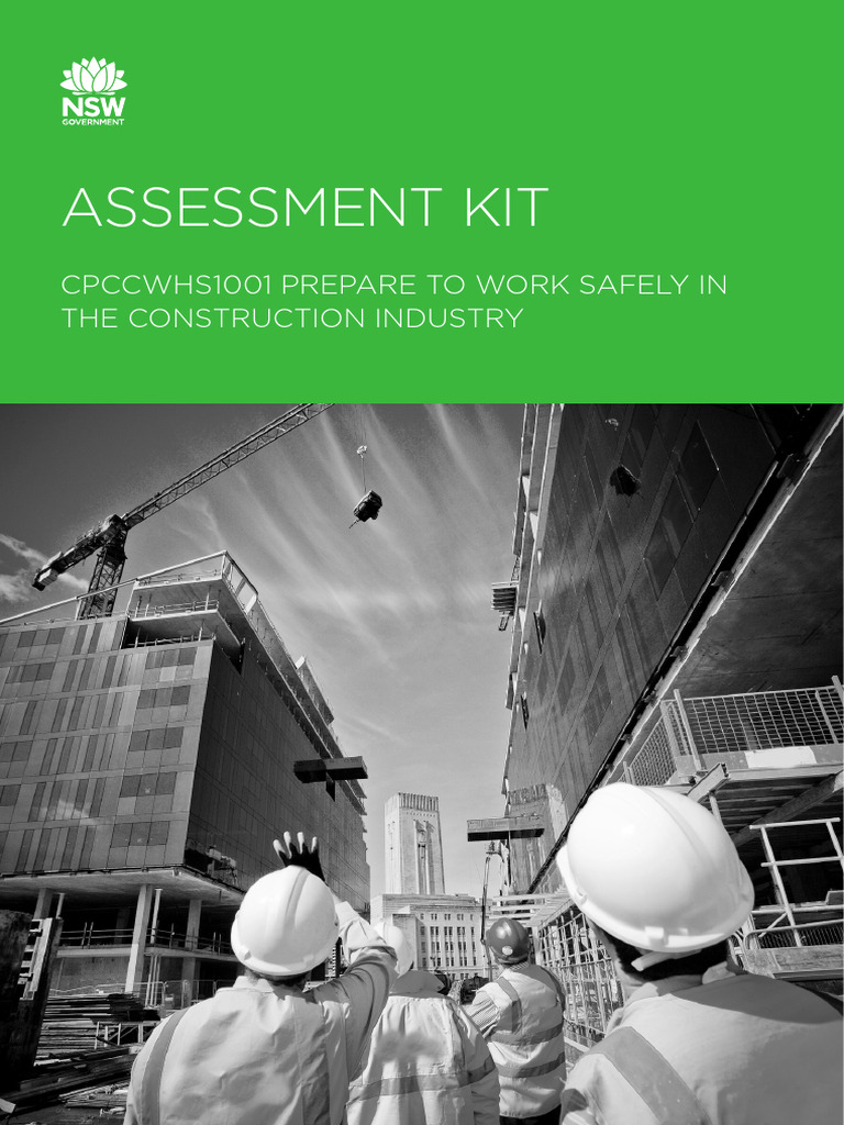 CPCCWHS1001 Safety Assessment Kit | PDF | Injury | Occupational Safety ...