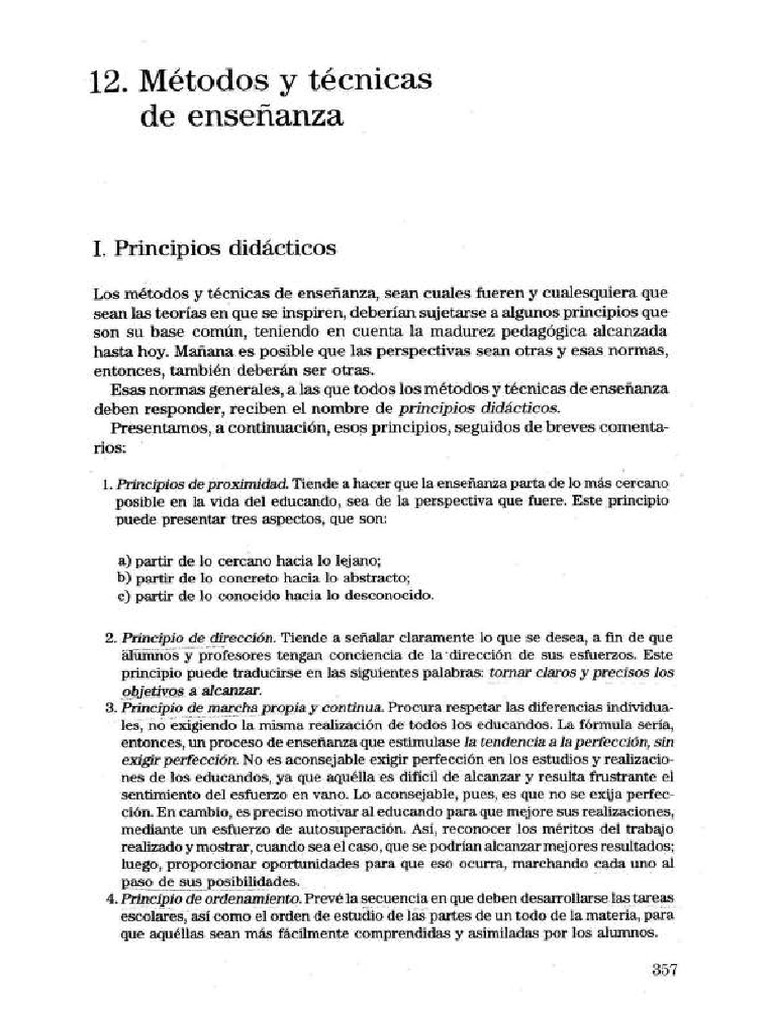 Metodos y Tecnicas de Ensenanza | PDF